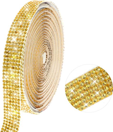 Amazon Self Adhesive Crystal Rhinestone Ribbon Rhinestone Strips