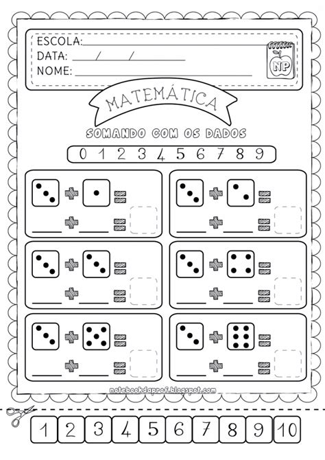 Atividade de Matemática 1º Ano Números e Quantidades
