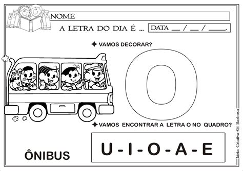 Atividade Letra O Educa O Infantil