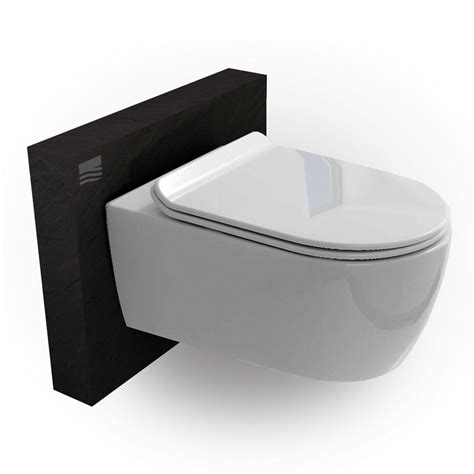 BERNSTEIN Spülrandloses Wand Hänge WC NANO Softclose