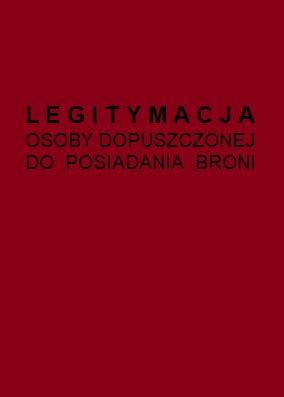 Dopuszczenie do posiadania broni Noś broń