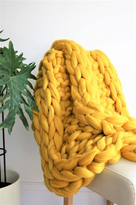 Yellow Throw Blanket Atelier Yuwa Ciao Jp