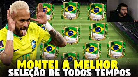FENOMENAL MONTEI A MELHOR SELEÇÃO DO BRASIL DE TODOS OS TEMPOS NO