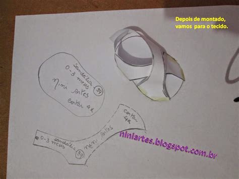 Nini Artes Molde de Sapatinhos de Bebê