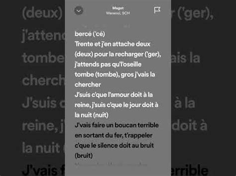 Werenoi Magot Ft SCH Paroles YouTube