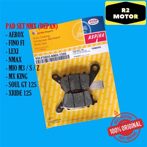Jual KAMPAS REM CAKRAM PAD SET DEPAN NMX AEROX LEXI FINO NMAX MIO M3 S