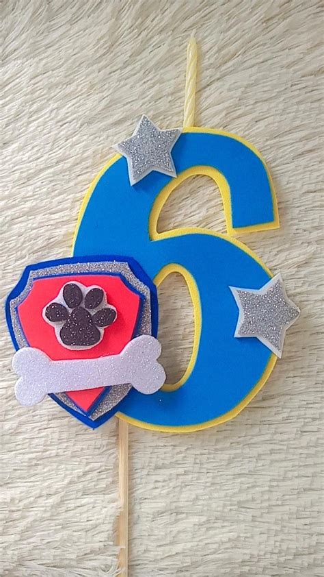 Paw Patrol Birthday Cake Topper
