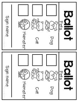 Mock Election Ballot Freebie By LoveMariel TPT