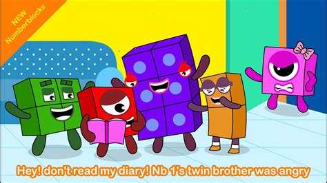 Hey Don T Read My Diary Nb S Twin Brother Was Angry Numberblocks