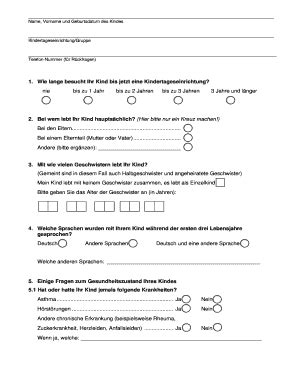 Ausf Llbar Online Fragebogen Fr Sorgeberechtigte Personen Schritt Fax