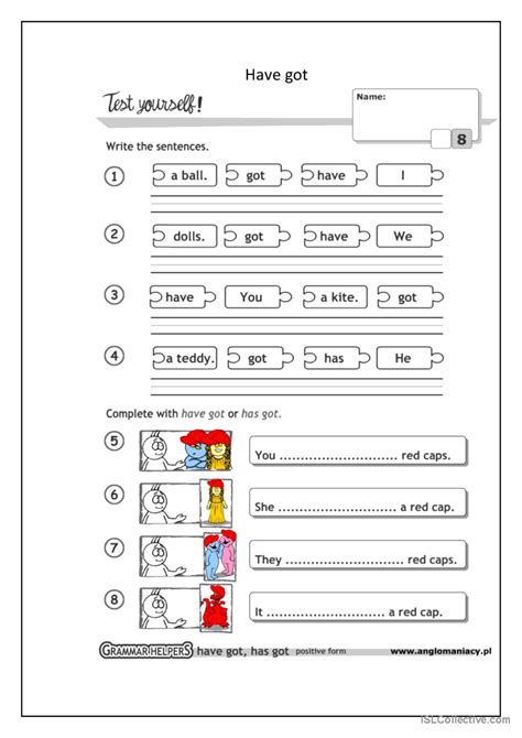 Have Got English ESL Worksheets Pdf Doc