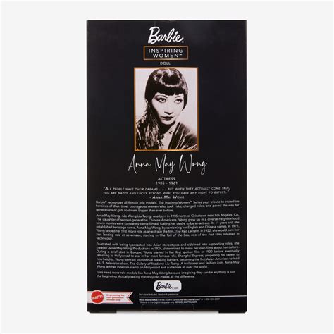 Barbie Inspiring Women Anna May Wong Doll Mattel Creations
