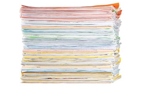 Papierstapel Stockfoto Bild Von Heft Archive Schreibtisch 16124688