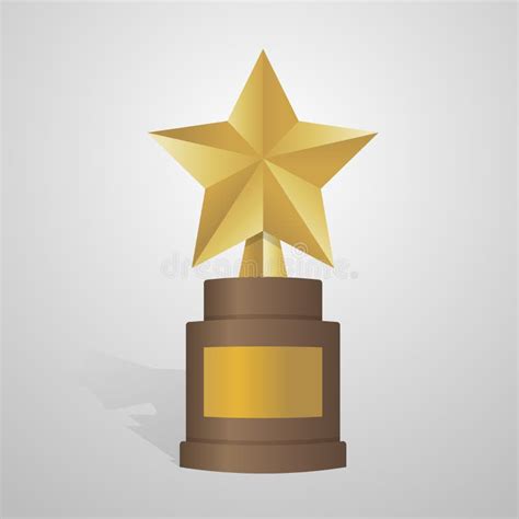 Ilustração Dourada Da Fita Do Crachá Da Concessão Do Vencedor