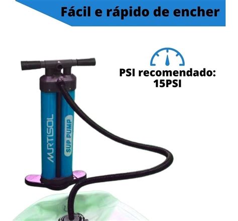 Prancha Stand Up Paddle Inflável Azul Acessórios