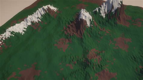 dcg lowpoly terrain shader