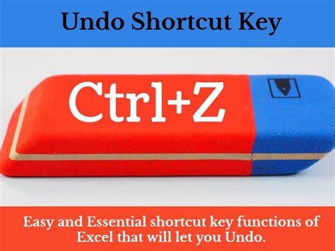 Undo Redo Shortcuts Key In Excel Top 5 Ways To Undo Last Action Quickly