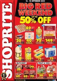 Shoprite Eastern Cape Big Red Weekend 16 September 18 September