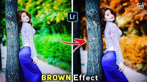 Moody Brown Effect In The Photo With Mobile Adobe Lightroom Tutorial