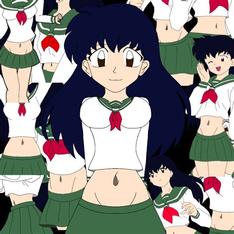 All Of My Kagome Higurashis Belly Button Art By Jokingbrianx On Deviantart