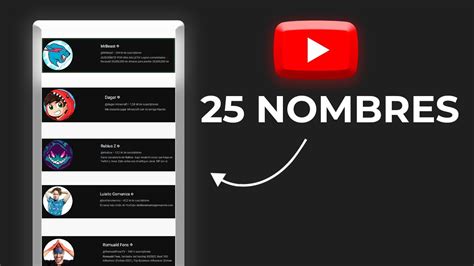 25 Nombres Para Tu Canal De Youtube Como Encontrar Un Nombre Para