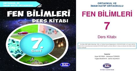 7 Sınıf Fen Bilimleri Ders Kitabı TUTKU PDF İNDİR Eğitim