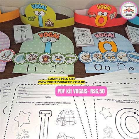 painel vogais 1 Atividades para Educação Infantil borzhak