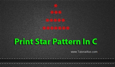 print star pattern in c print star in c print star triangle in c c programs