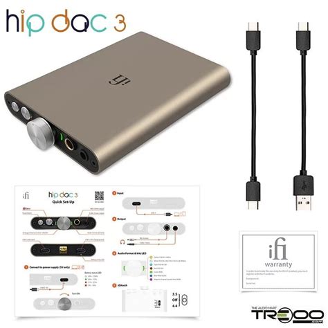 Official IFi Hip Dac 3 MQA Portable Headphone Amplifier USB DAC