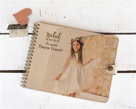Libro De Firmas Comunion Personalizado Con Fotos