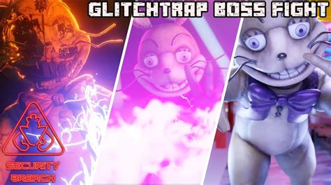 FNAF SECURITY BREACH GLITCHTRAP BOSS FIGHT FM YouTube