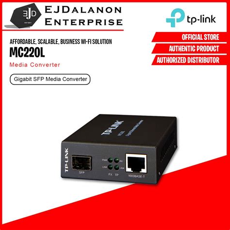 Tp Link Mc L Gigabit Ethernet Media Converter Shopee Philippines