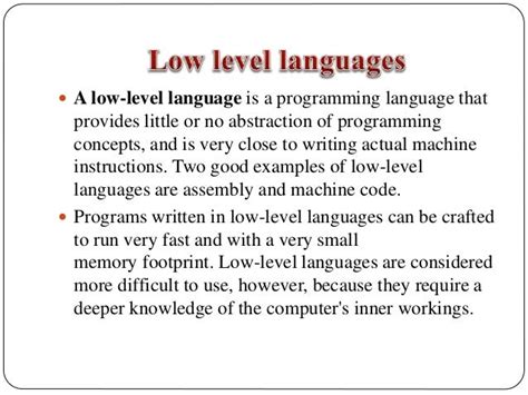programming languages