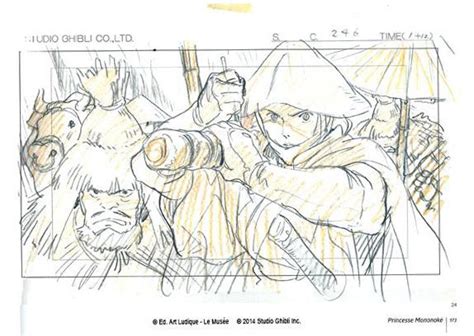 Studio Ghibli Layout Designs Princesse Mononoke Studio Ghibli