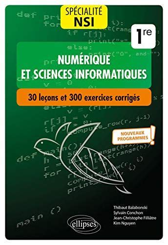 Spécialité Numérique et sciences informatiques 30 leçons avec