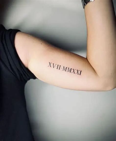 55 Roman Numeral Tattoo Ideas To Number Your Memories