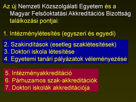Nemzeti K Zszolg Lati Egyetem Ppt Let Lteni