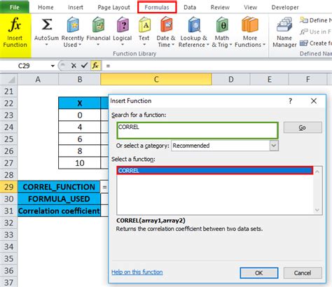 Correl In Excel Formula Examples How To Use Correlation In Excel