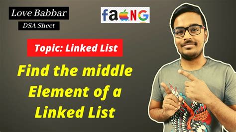 find the middle element of a linkedlist linkedlist dsa sheet [explaination code] amazon
