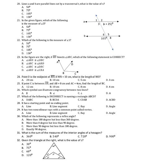 solved 20 lines a and b are parallel lines cut by a transversal t what is the value of x a