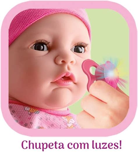 Boneca New Born Premium Menina Acess Rios Abre E Fecha Os Olhos