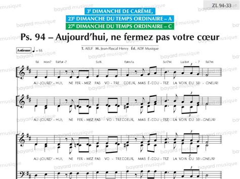 Chantons En Eglise Psaume Aujourdhui Ne Fermez Pas Votre C Ur
