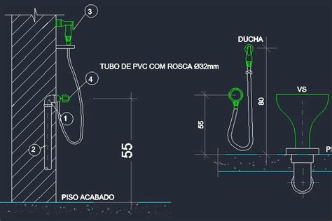 Projeto Hidráulico no AutoCAD Detalhamentos em DWG