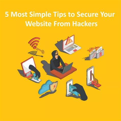 Ppt Most Simple Tips To Secure Your Website From Hackers Powerpoint