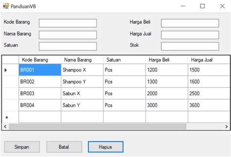 Program Database Sederhana Menggunakan Vb Dan Mysql Riset