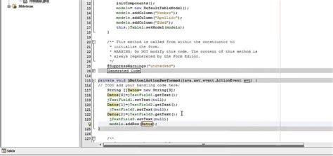 insertar modificar y eliminar datos de una tabla en netbeans youtube 75616 hot sex picture