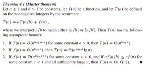 [math] can t understand why master theorem fits or not a given recurrence relation math solves