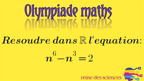 Olympiade Maths Lyc E Youtube