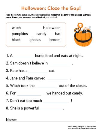 Cloze Activities Dolch Third Grade Cloze Worksheet 2 PDF