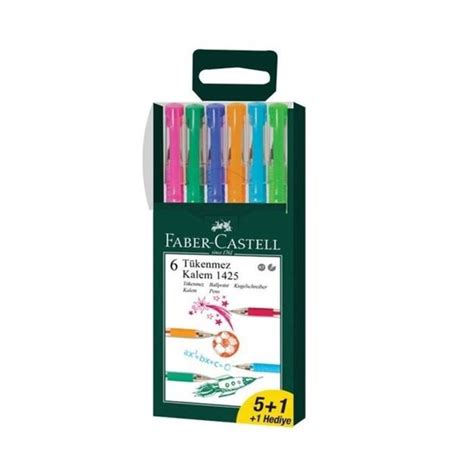 Faber Castell 1425 Renkli Tükenmez Kalem Seti 5 1 hobi24